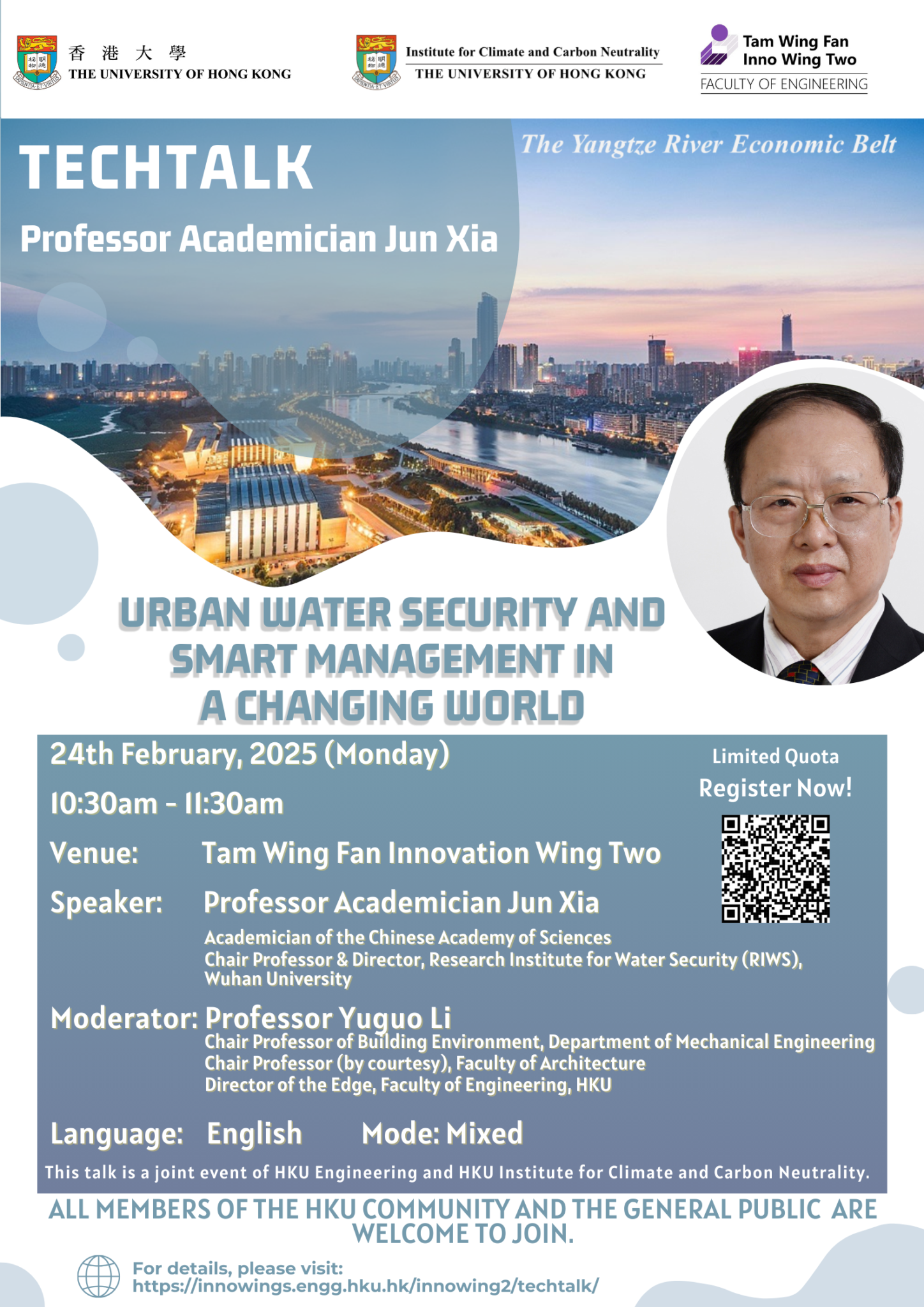TechTalk – Urban Water Security and Smart Management in a Changing ...