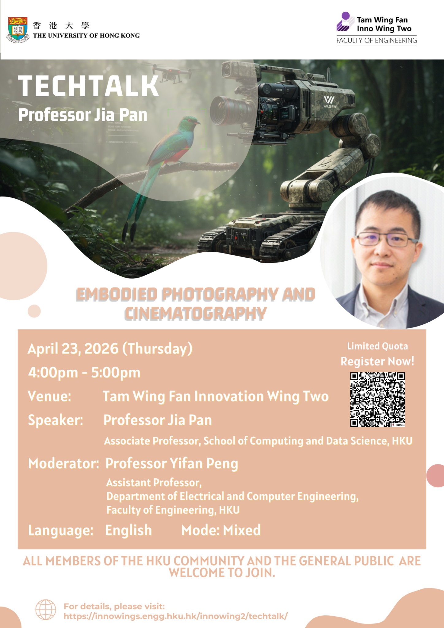 Embodied Photography and Cinematography – Innovation Wing